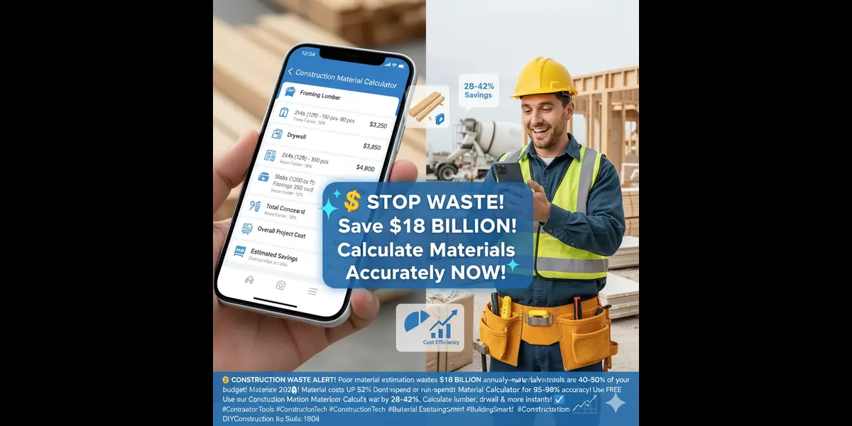 Construction Material Calculator: Complete Building Cost Estimator Guide