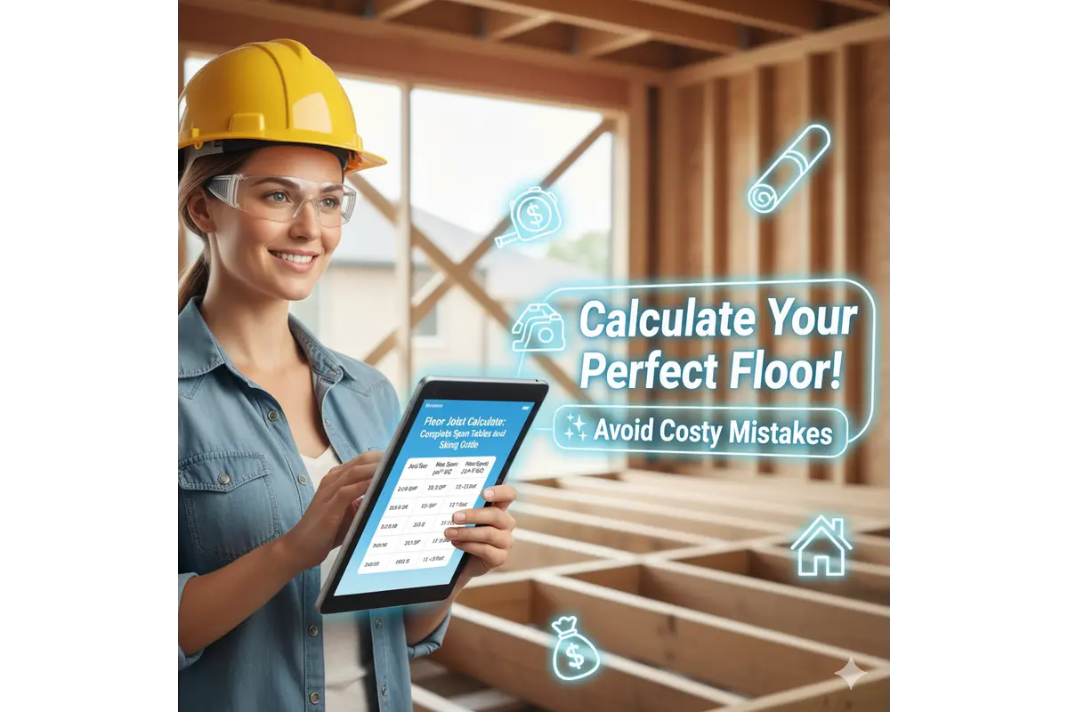 Floor Joist Calculator: Complete Span Tables and Sizing Guide